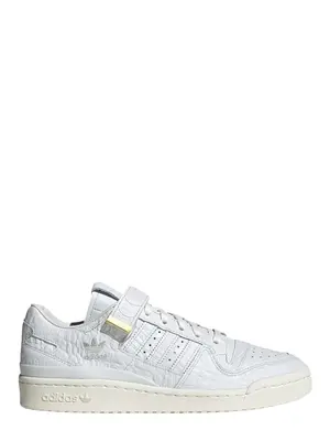 Adidas Forum 84 Low Croc Skin - White