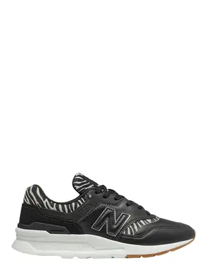 NEW BALANCE 997h Zebra Print Sneakers - Black