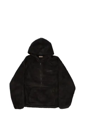 Fear Of God Polar Fleece Half Zip Hoodie 'iron - Black