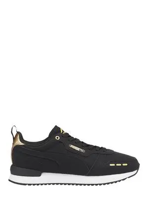 PUMA Wmns R78 Raw Metallics Sneakers - Black