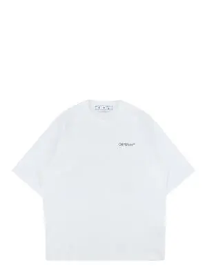 Off-White Caravaggio Crownin Skate Short-sleeve Tee - White
