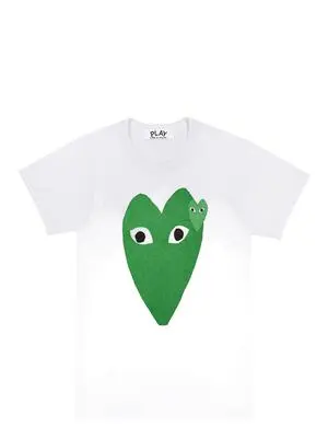 Play Comme Des Garcon T-shirt /green - White