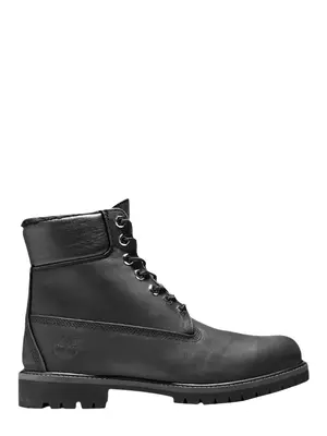 Timberland 6-inch Premium Warm Collar Boots - Black