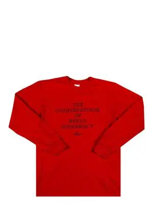 Supreme X Undercover X Public Enemy Counterattack Long-sleeve T-shirt - Red