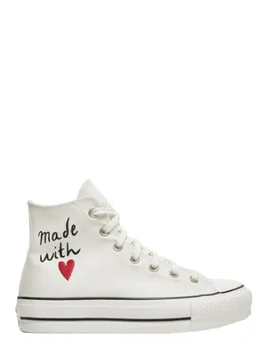 CONVERSE Chuck Taylor All Star Lift High Valentine's Day Vintage - White