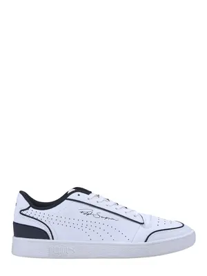 PUMA Ralph Sampson Low Perforated Outline Sneakers - White