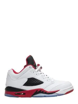 JORDAN 5 Retro Low 'fire Red' 2016 - White