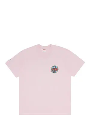 Supreme Fdny Engine 9 Tee 'light Pink' Pink