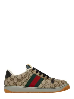 Gucci Screener Gg Monogram Sneakers - Brown