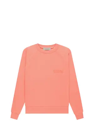 Fear Of God Fear Of God Essentials Fleece Crewneck Orange