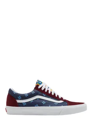 VANS Old Skool Tie Print Mix Sneakers - Red