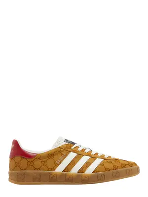 Gucci Adidas X Gazelle Gg Monogram Sneakers - Brown