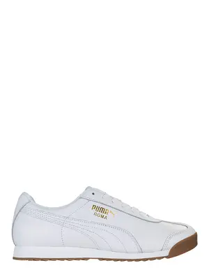 PUMA Roma Classic Gold Gum Sneakers - White