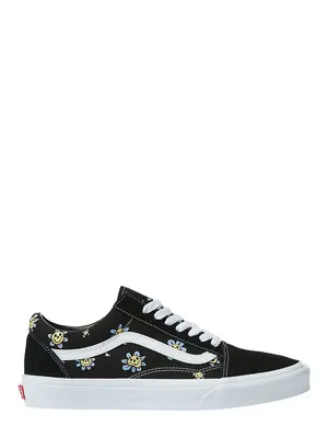 VANS Old Skool 'Trippy Grin Floral' Sneakers Black