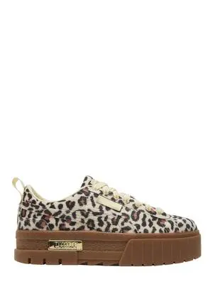 PUMA Mayze Leopard Sneakers - Brown