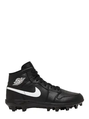 JORDAN 1 Mid Td Cleat - Black