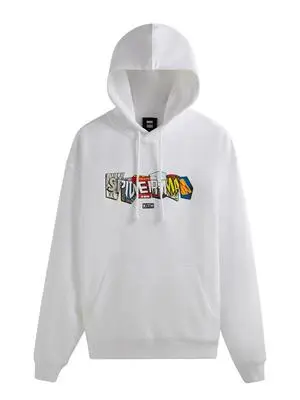 Kith For Spider-man Comic Covers Hoodie - White