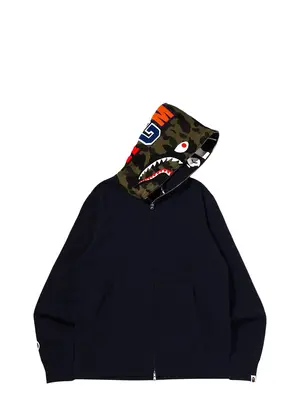 A BATHING APE Full Zip Hoodie - Blue