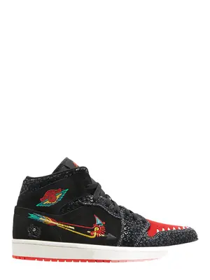 JORDAN 1 Mid Se 'siempre Familia' Sneakers - Black