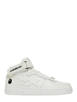 A BATHING APE Bapesta Mid Sneakers - White