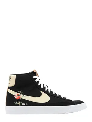 Nike Blazer Mid '77 Pomegranate High-top Sneakers - Black