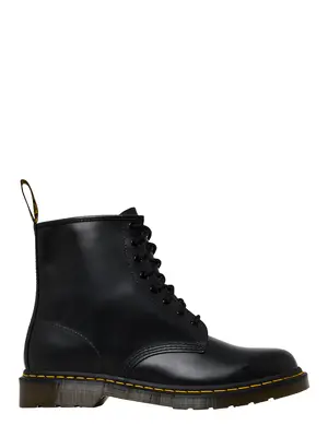 Dr. Martens 1460 Smooth Leather Lace Up Boots - Black