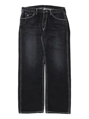 A BATHING APE Relaxed Fit Denim Pants - Black