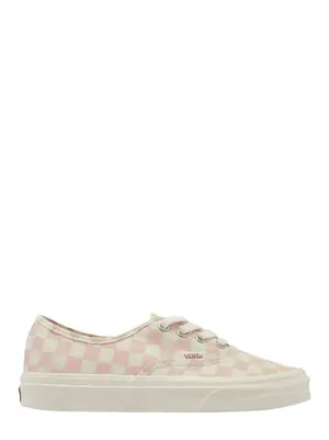 VANS Authentic Eco Theory Checkerboard Sneakers - Pink