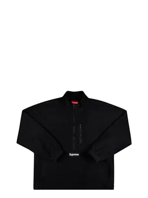 Supreme X Polartec Half Zip Pullover - Black