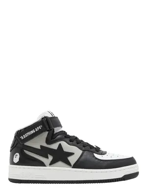 A BATHING APE Bapesta Mid - Black