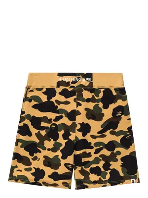 A BATHING APE 1st Camo Sweatshorts - Yellow