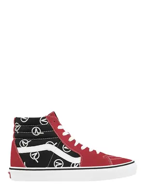 VANS Sk8-hi 'circle V' High-top Sneakers - Red