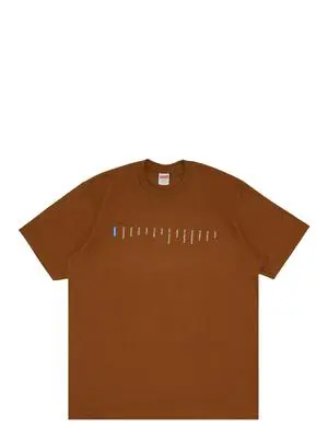 Supreme Location Tee 'light Brown' Brown