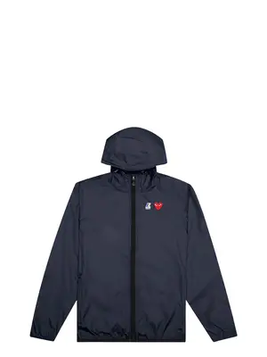 Play Comme Des Garcon X K Way Full Zip Jacket - Blue