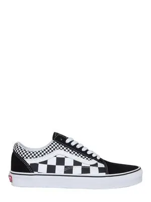 VANS Old Skool Mix Checker Sneakers - Black