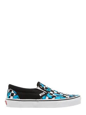 VANS Classic Slip-on Butterfly Checkerboard - Black