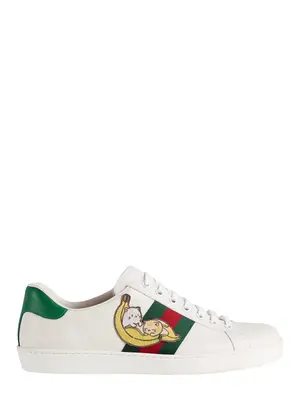Gucci Ace 'bananya' Sneakers - White