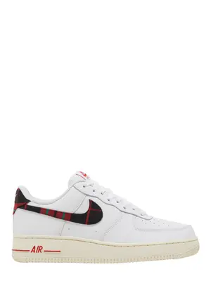 Nike Air Force 1 '07 Lv8 'tartan Plaid' Sneakers - White