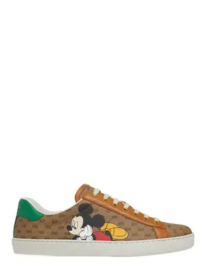 Gucci Disney X Ace Low Sneakers - Brown