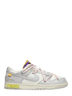 Nike Off- X Dunk Low 'lot 24 Of 50 - White