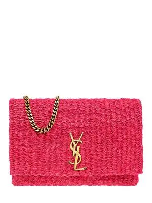 Saint Laurent Kate Medium Supple Chain Bag - Pink
