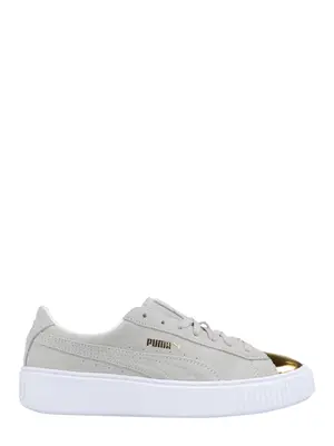PUMA Suede Platform Sneakers - White