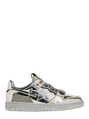 A BATHING APE Hajime Sorayama X Sk8 Sta Sneakers - Silver
