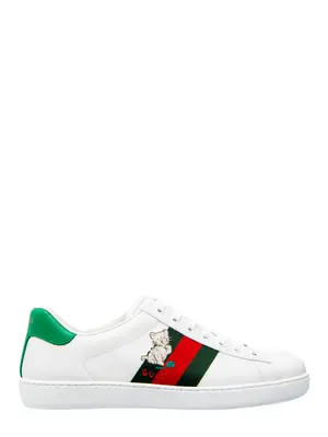 Gucci Ace Kitten Sneakers - White