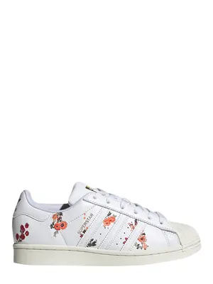 Adidas Superstar Floral Sneakers - White