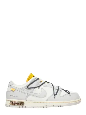 Nike Off- X Dunk Low 'lot 41 Of 50 - White