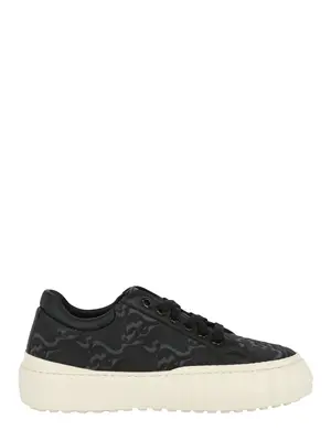 Fendi Force Platform Sneakers - Black
