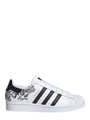 Adidas Superstar Floral Twist Sneakers - White