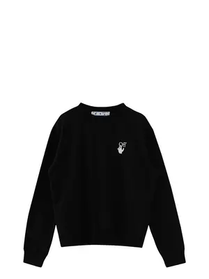 Off-White Degrade Arrow Slim Crewneck /multicolor - Black