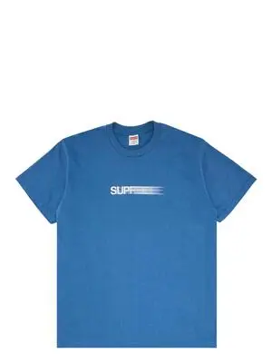 Supreme Motion Logo Tee 'faded - Blue